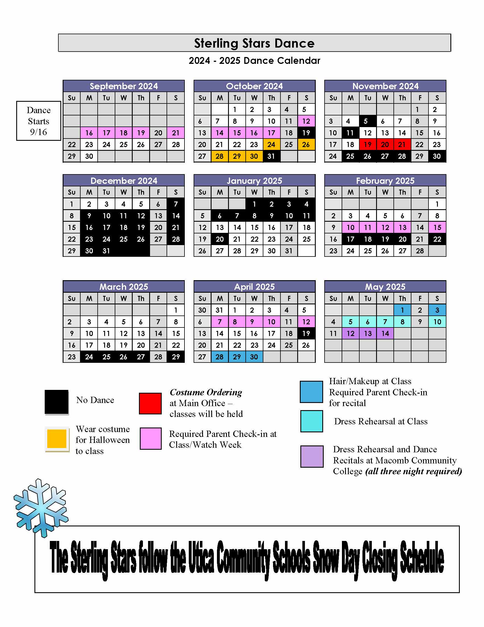 Sterling Stars Dance | Sterling Heights, MI - Official Website